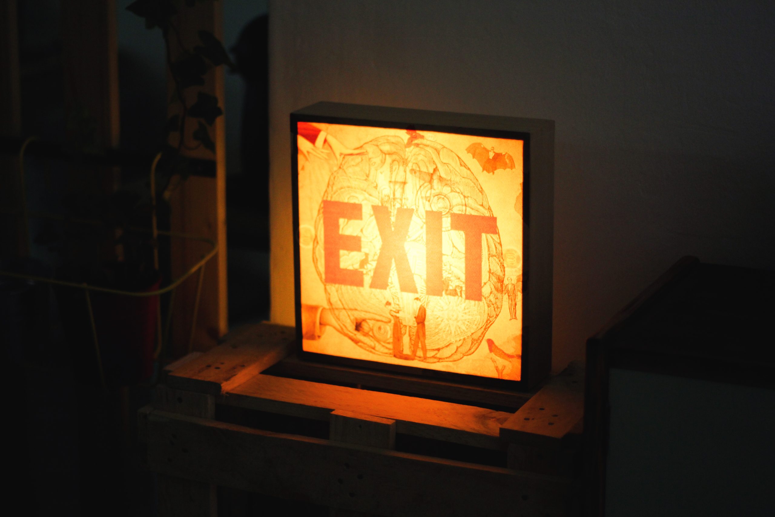 Backlight Exit Board Sign – brandingsolution